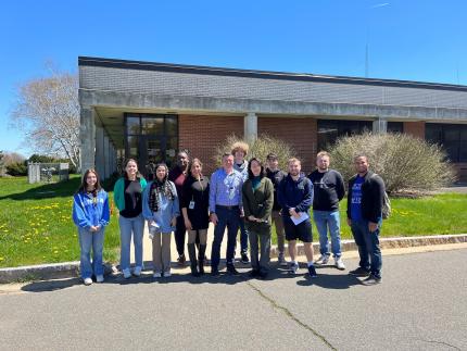 Field trip: Civil Engineering students tour CTDOT lab | Central ...